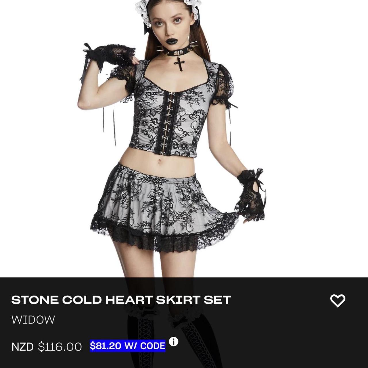 Dollskill Widow Lace Skirt Set Tagged Size Depop