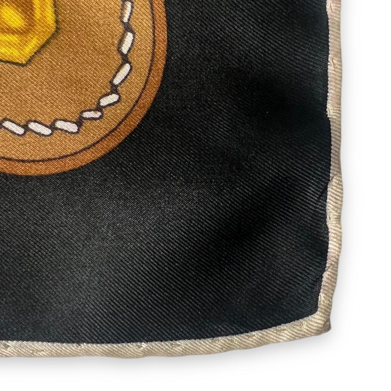 Silk scarf Vintage La Roche square silky scarf -... - Depop