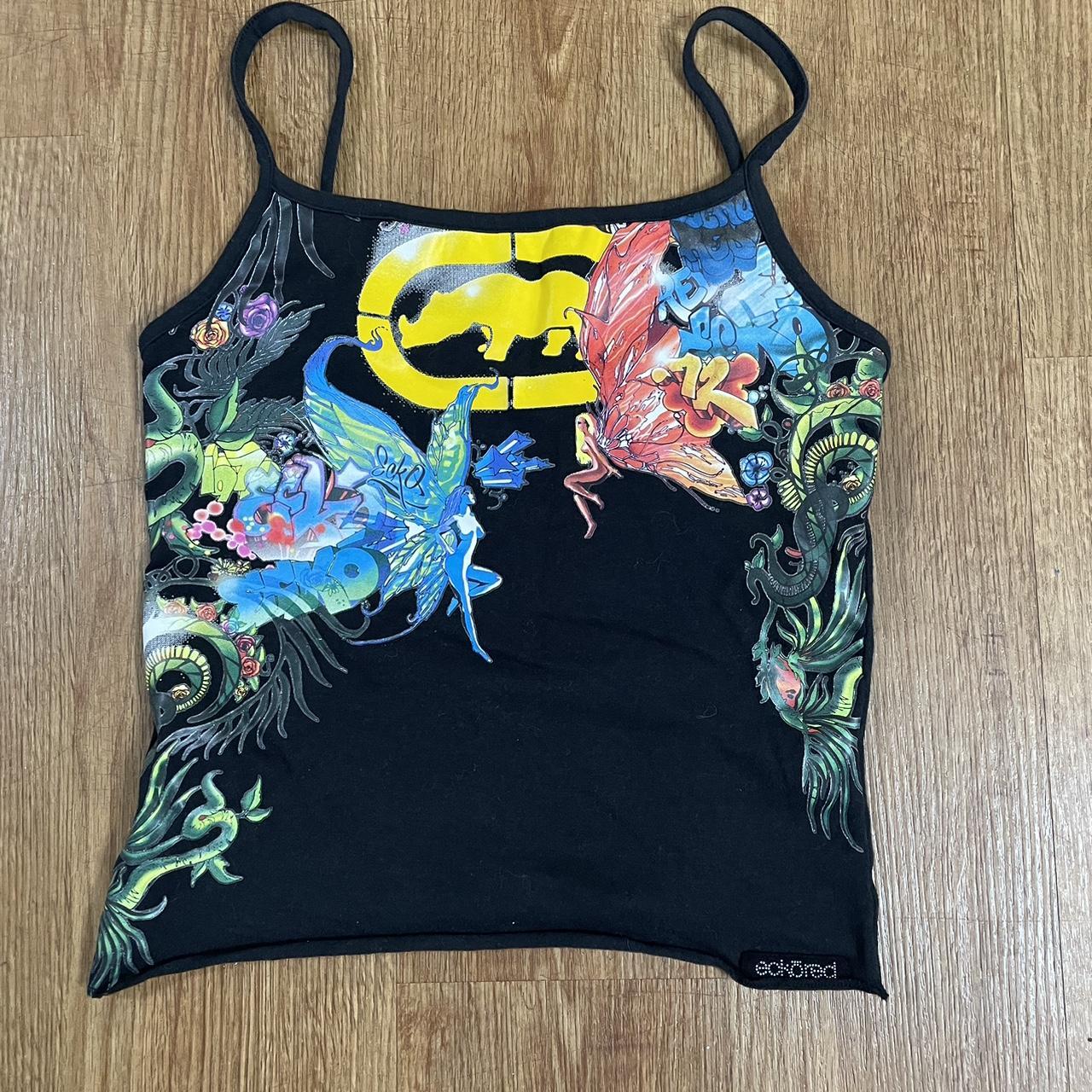 2000’s Ecko red tank top in small. Good condition - Depop