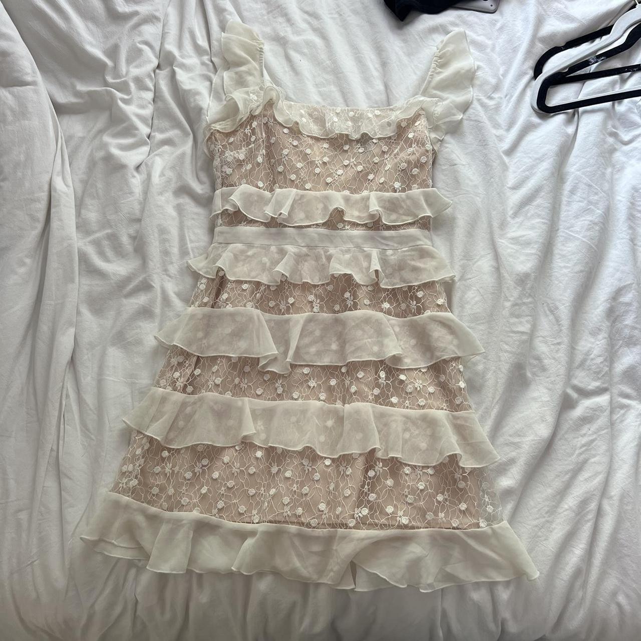 White Lace Graduation Dress Super cute!!! And... - Depop