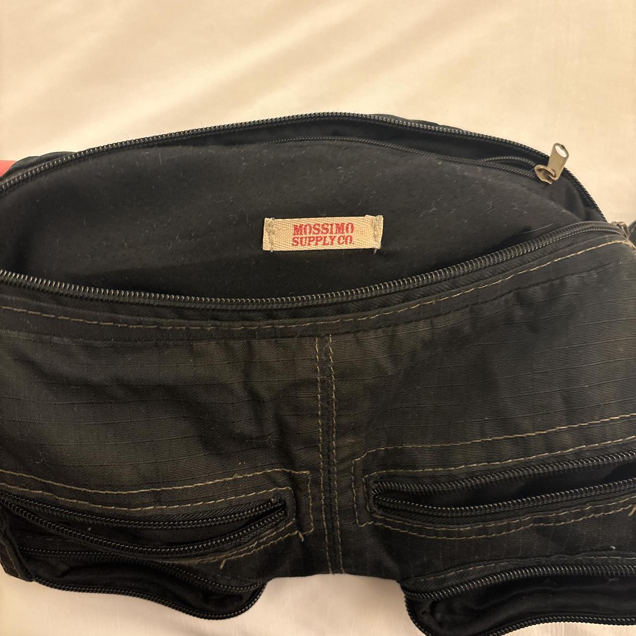 Black mossimo supply co bag with stitchwork. Cargo... - Depop