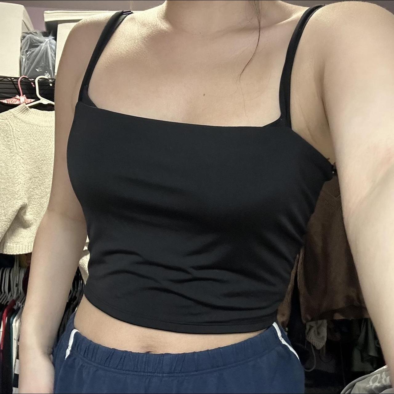 Express Body Contour Collection Tank Black, Size... - Depop