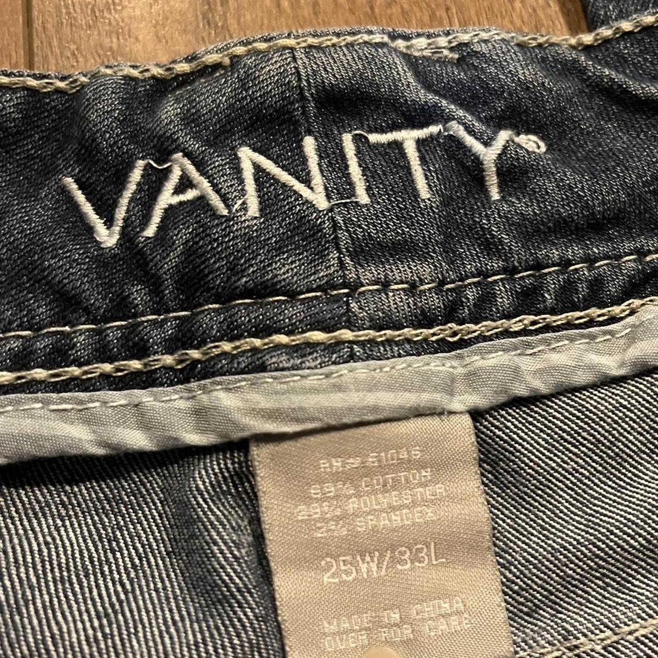 vanity low rise flare jeans in size 25W/33L #y2k - Depop