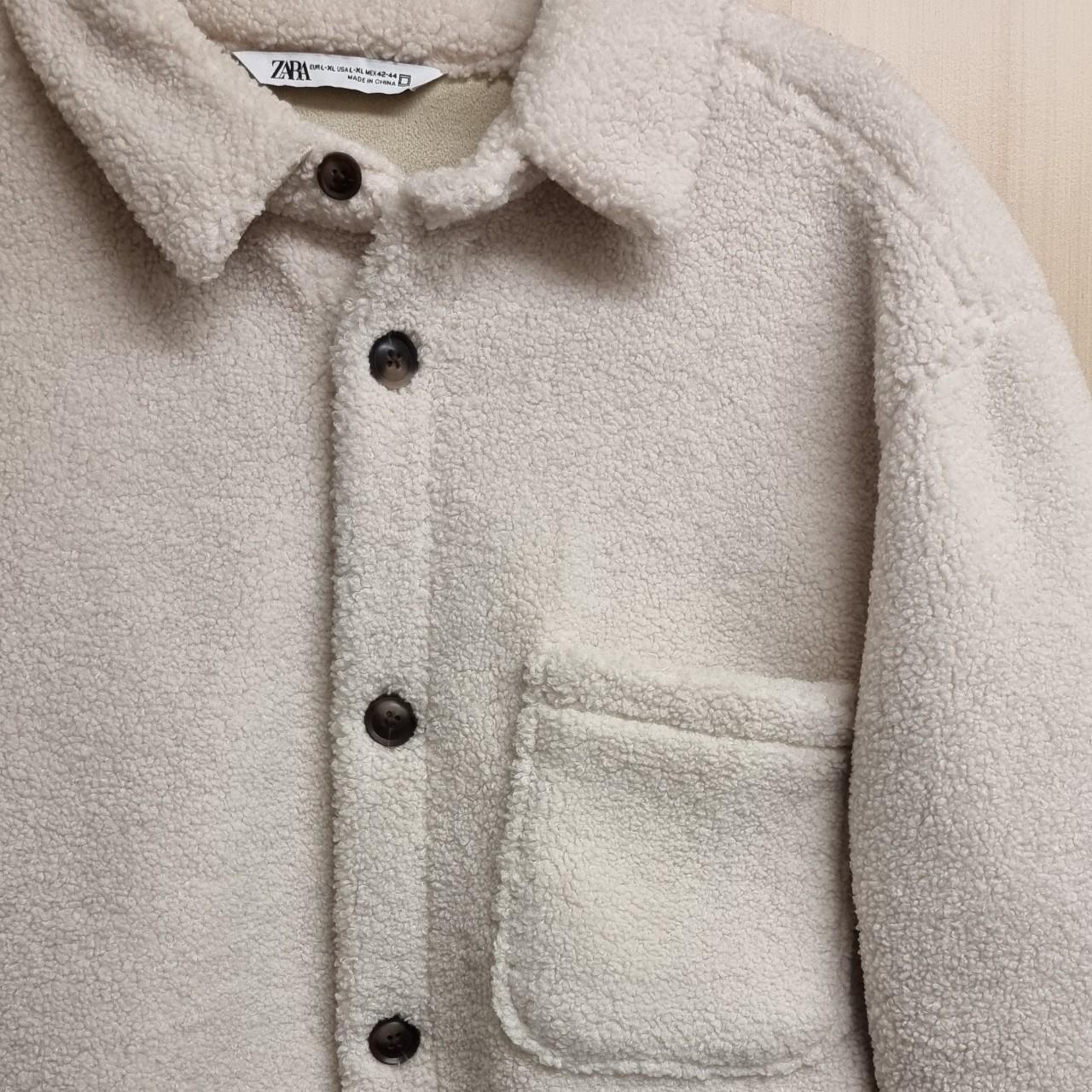 Mens #Zara Teddy Fleece Fluffy Jacket Like new... - Depop