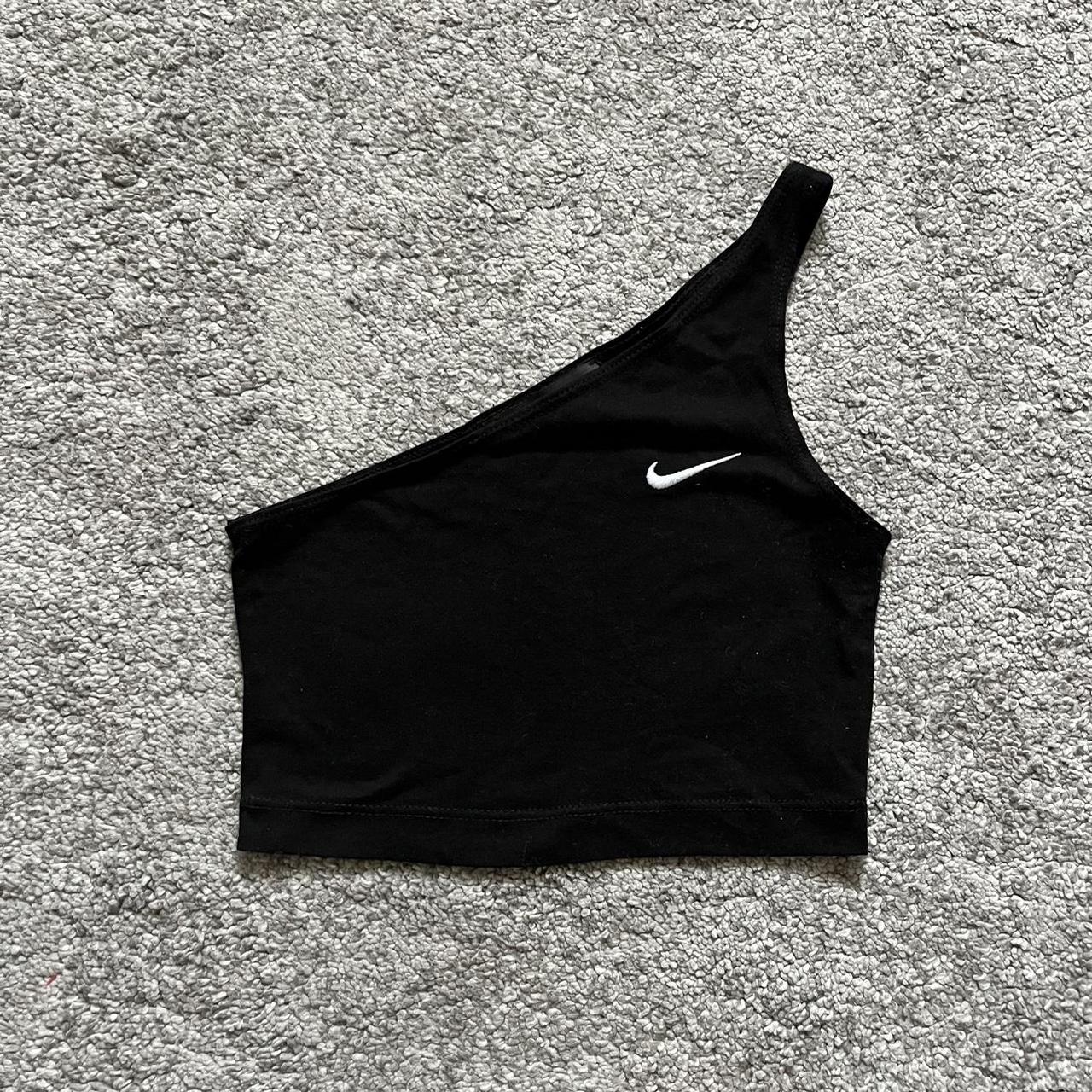 Frankie collective nike one shoulder top size xs.... - Depop
