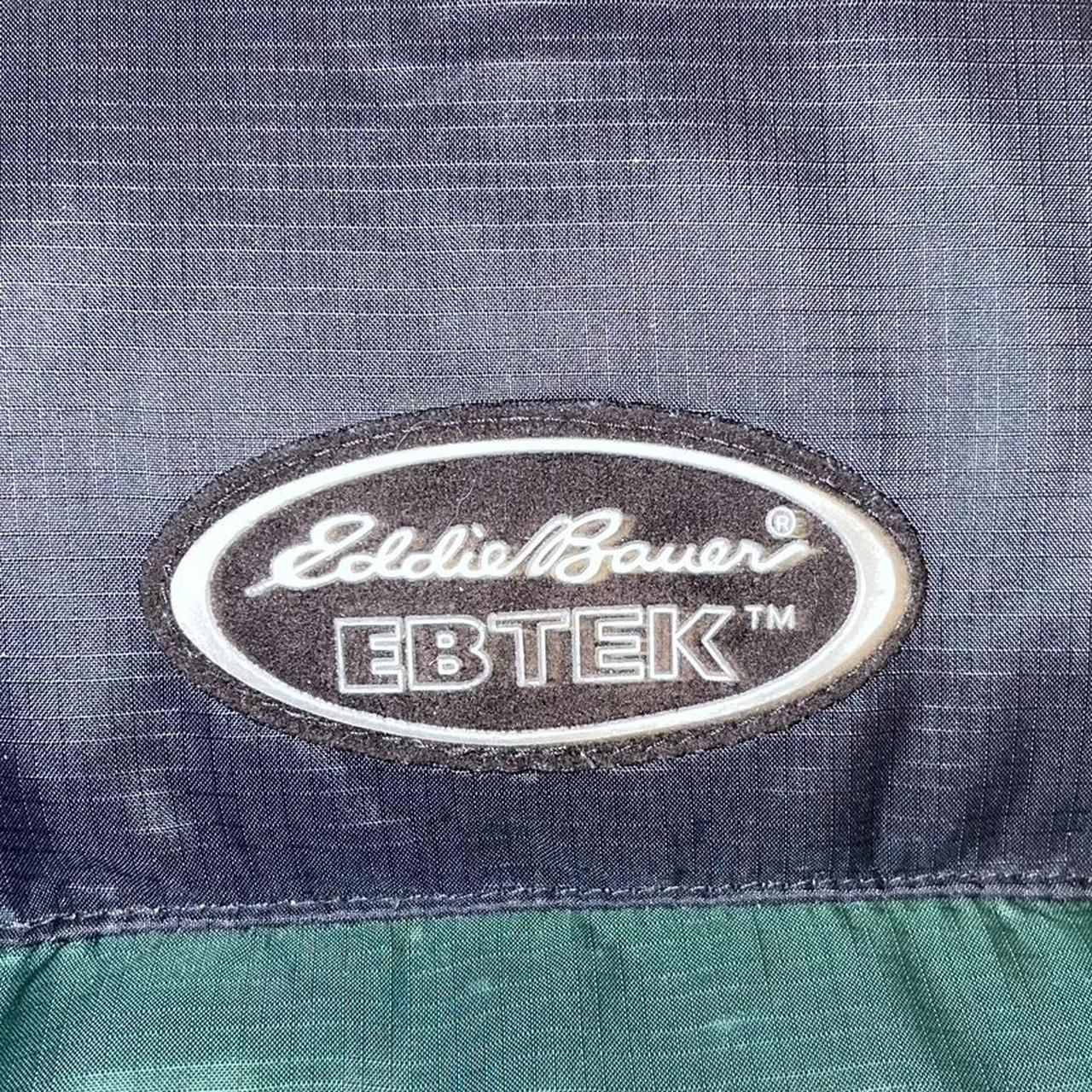 Vintage Eddie Bauer EBTEK Green Puffer Vest Size:... - Depop