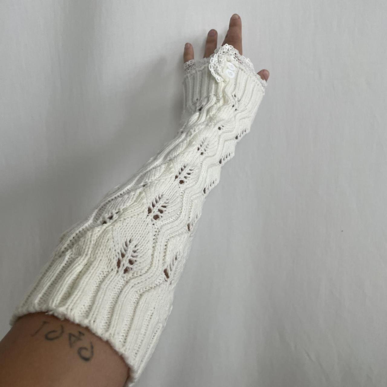 Stunning coquette soft grunge arm warmers in... - Depop
