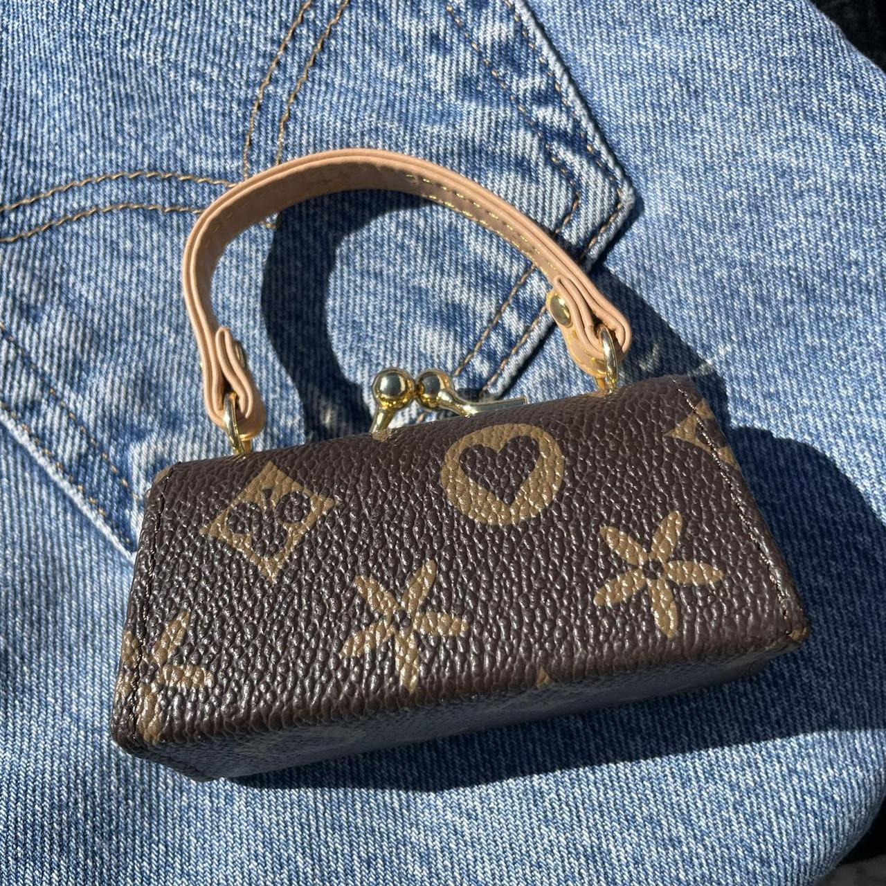 Micro Mini Handbag Purse. Snap closure. Size... - Depop