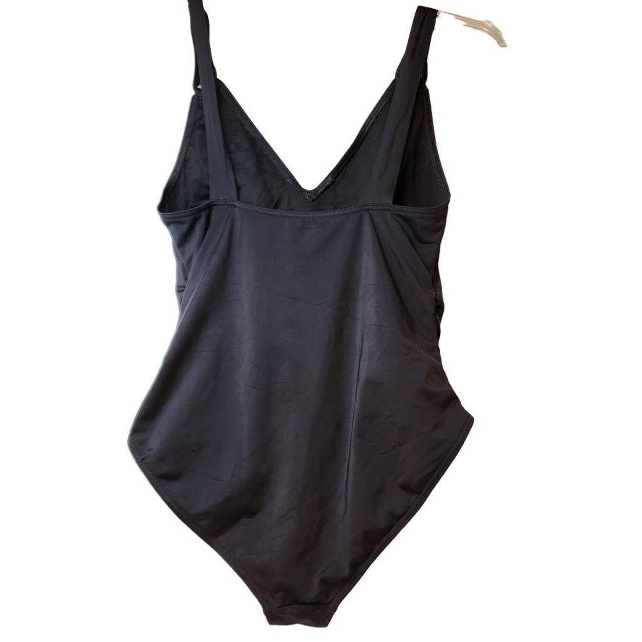 ASOS Women's Black Swimsuit-one-piece | Depop
