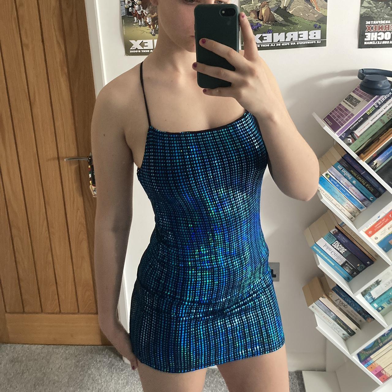 Subdued sequin dress, I’m amazing condition as I... - Depop