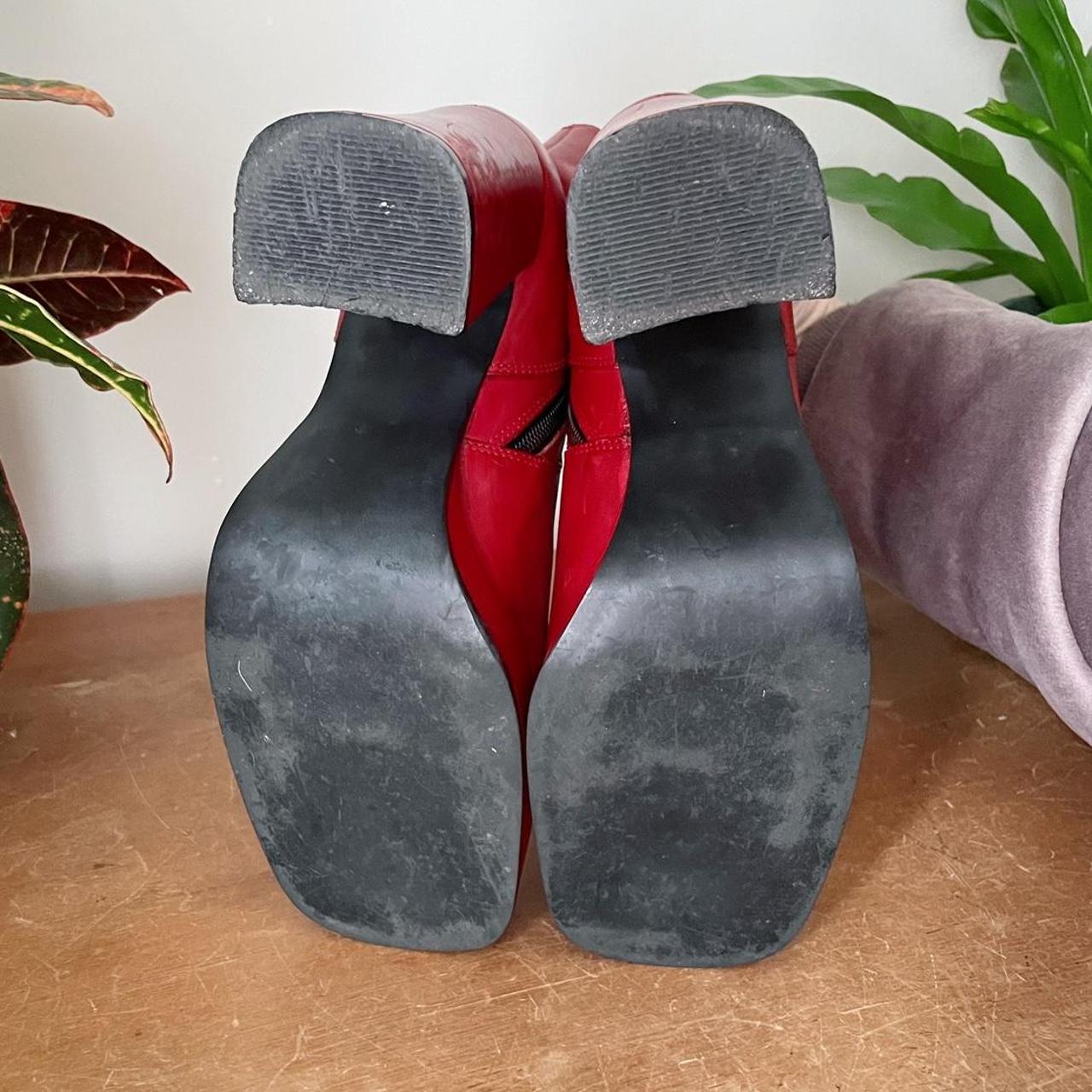 Steve Madden Women's Red Boots | Depop