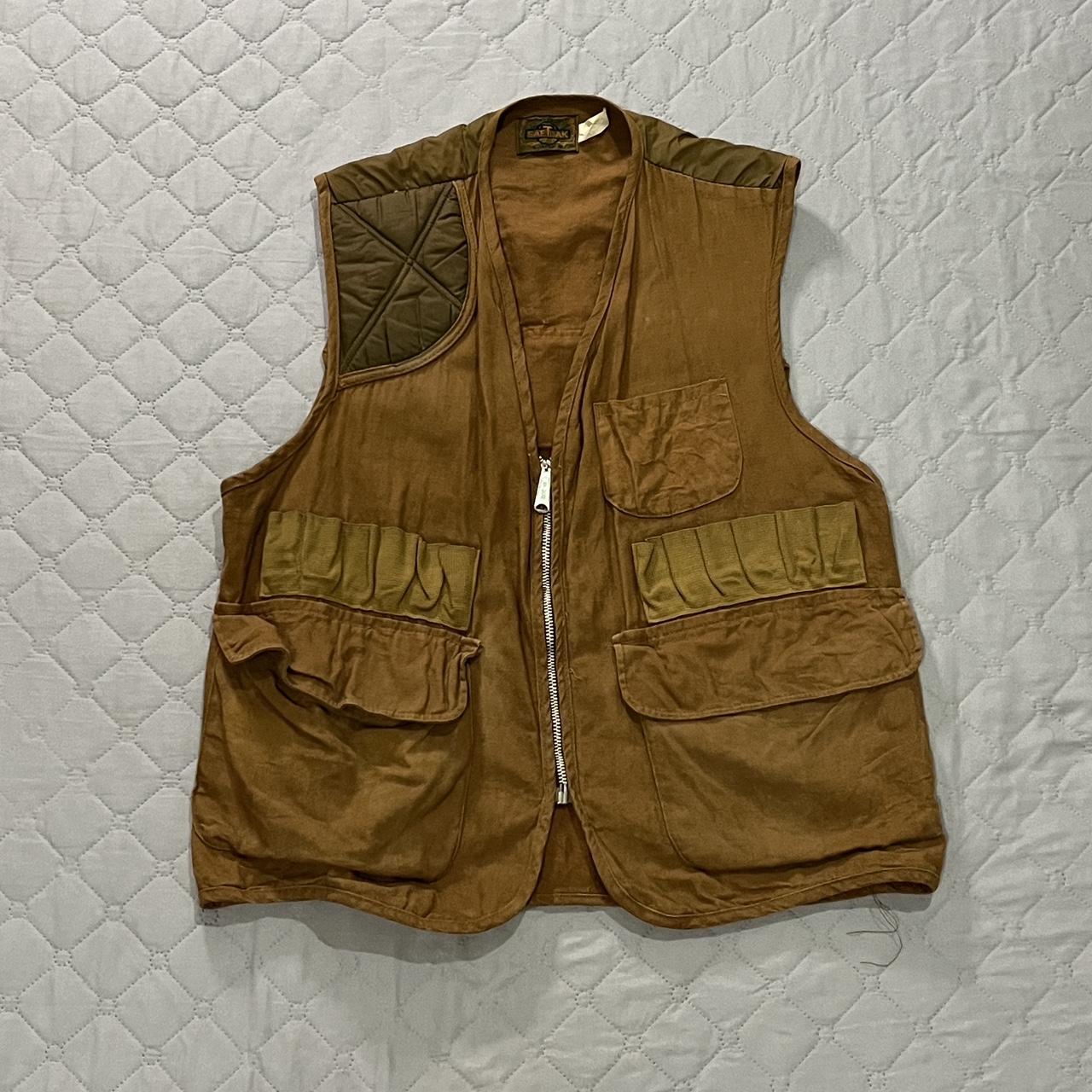 Vintage Saf T Bak Hunting Vest Size:... | Depop