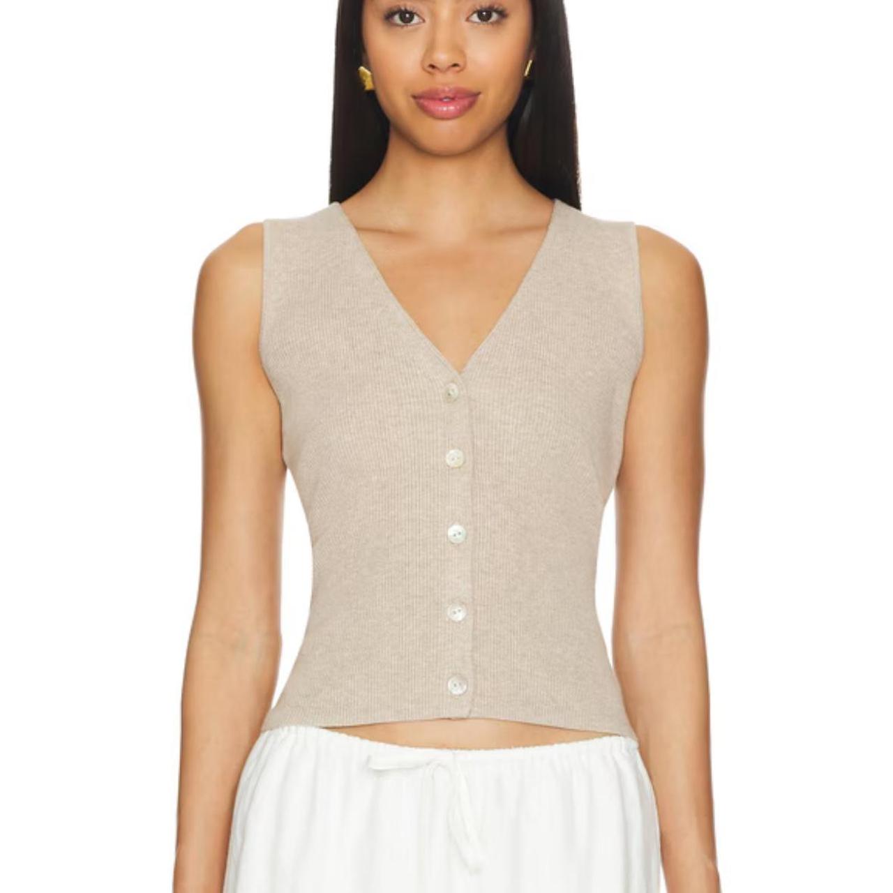Rails Rosa Vest in Oatmeal size XS! Sweater vest... - Depop