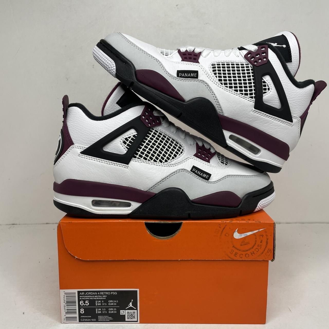 Nike Air Jordan 4 Retro “PSG/Paris Saint-Germain”... - Depop