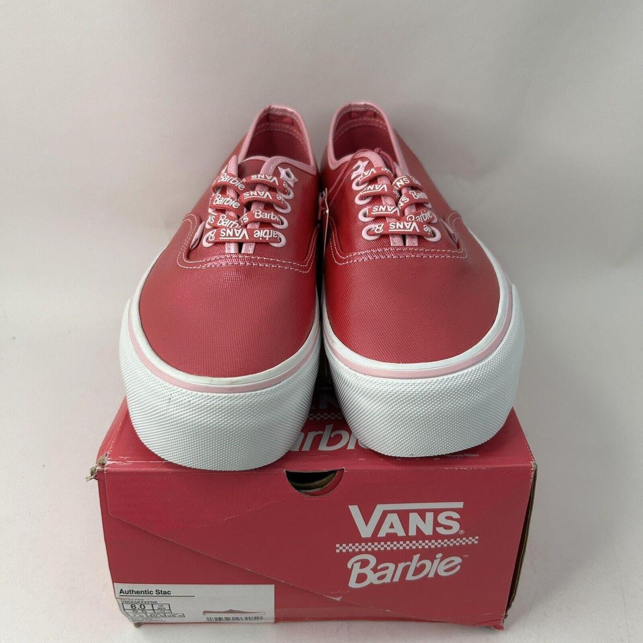 Vans X Barbie Shoes Authentic Stac Platform “Hot... - Depop