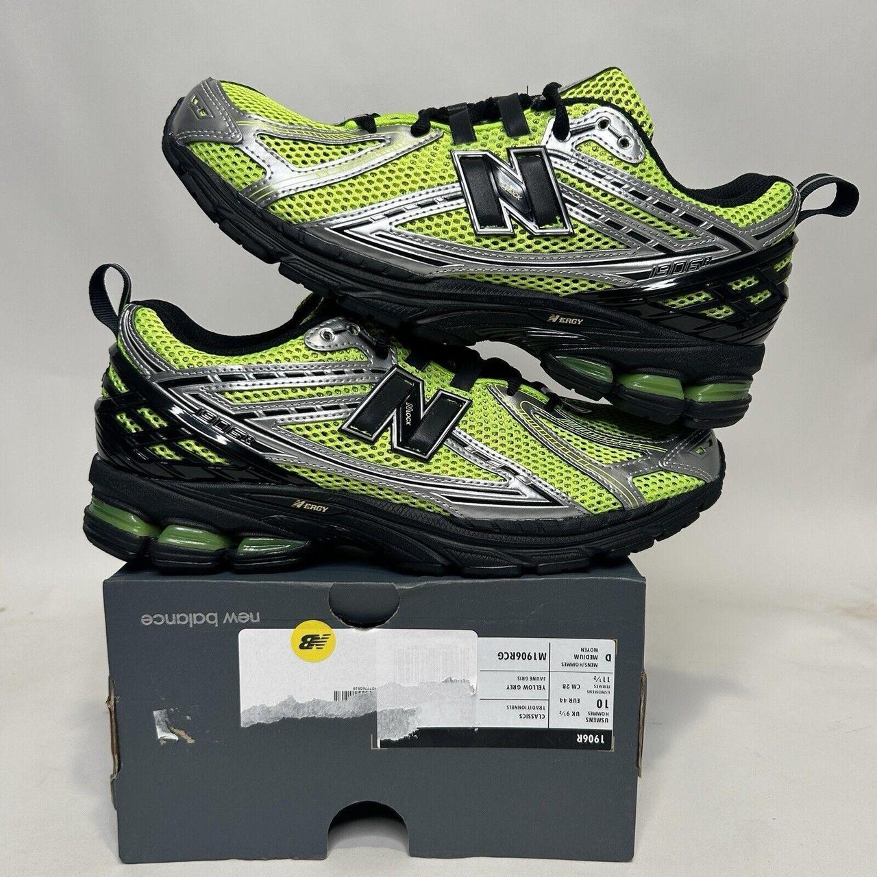 New Balance Shoes 1906R Volt Black Neon Green Depop