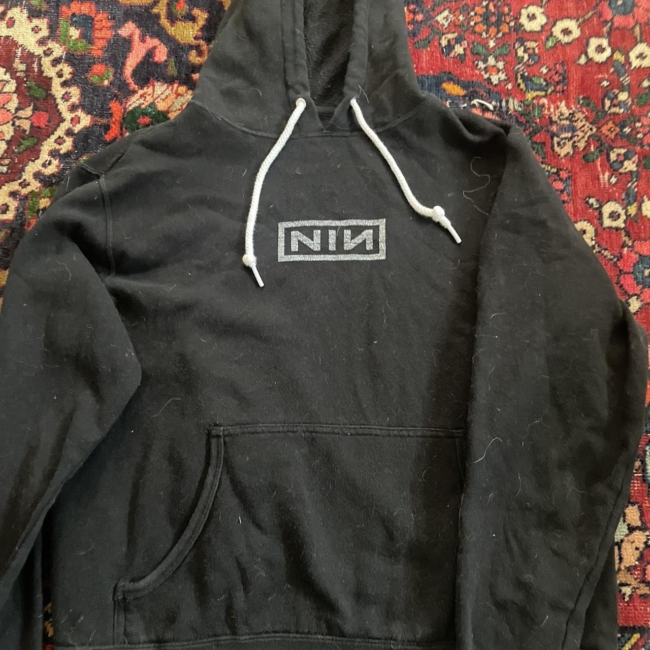 nine inch nails hoodie! third pic is the... - Depop