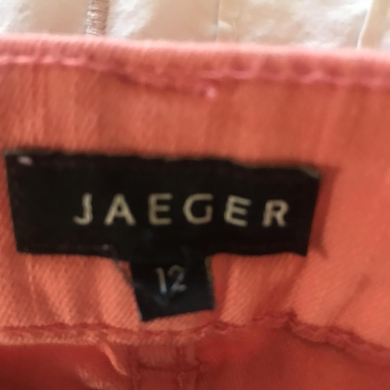 Jaeger ladies coral 🪸 colour jeans vgc size 12 - Depop