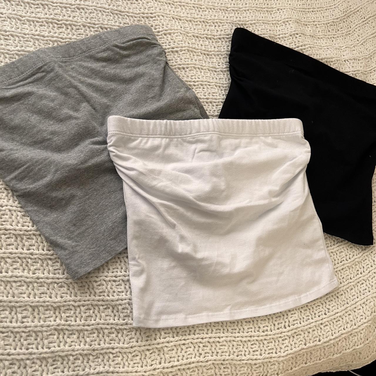 Tube tops Size small all 3 No flaws no tags - Depop
