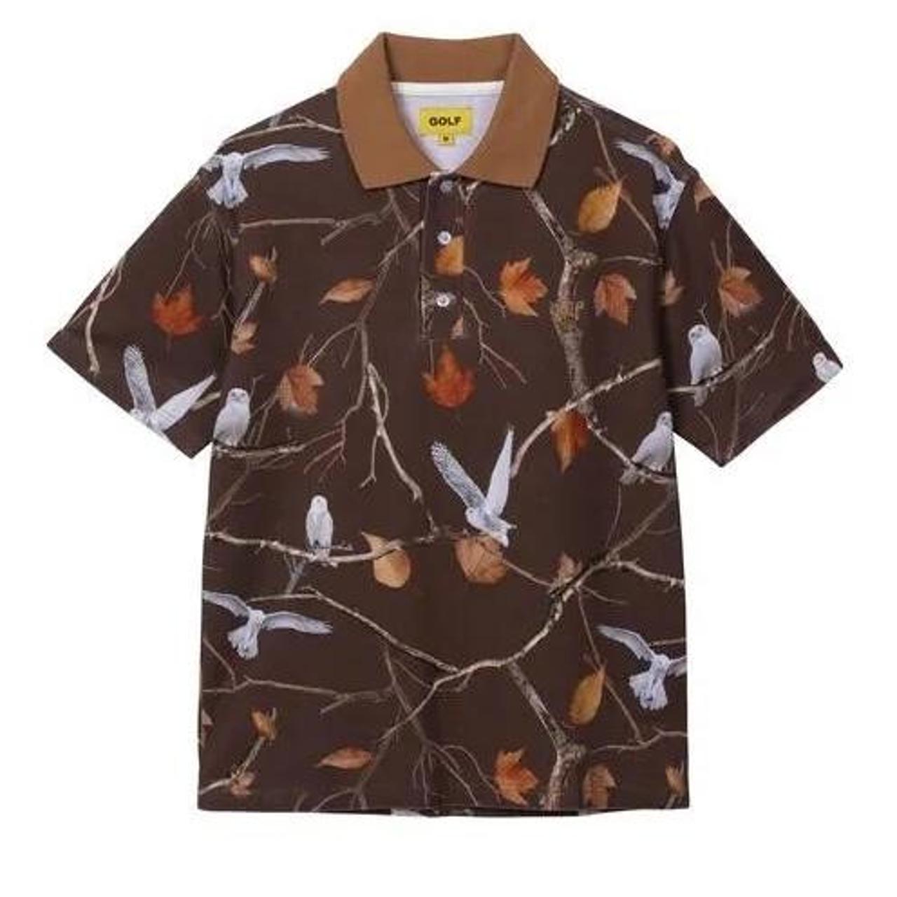 Golf Wang owl pique polo Never worn still in... - Depop