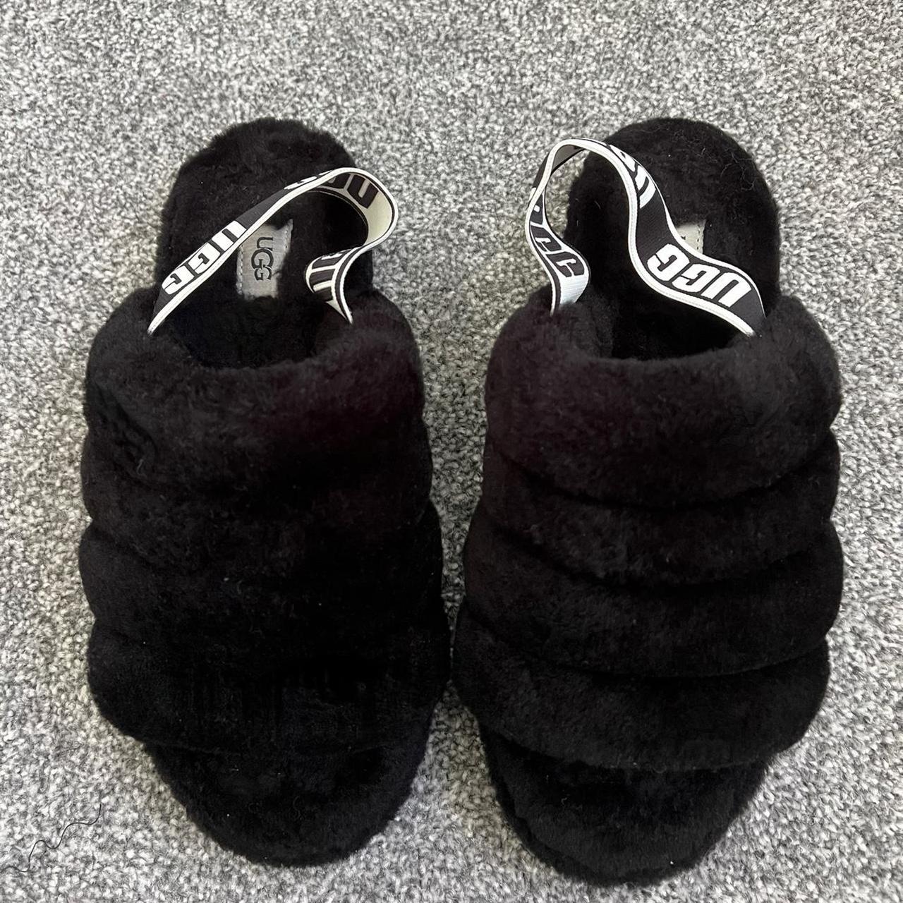 Ugg Fluff Yeah Sliders Size 7 Worn once Basically new - Depop