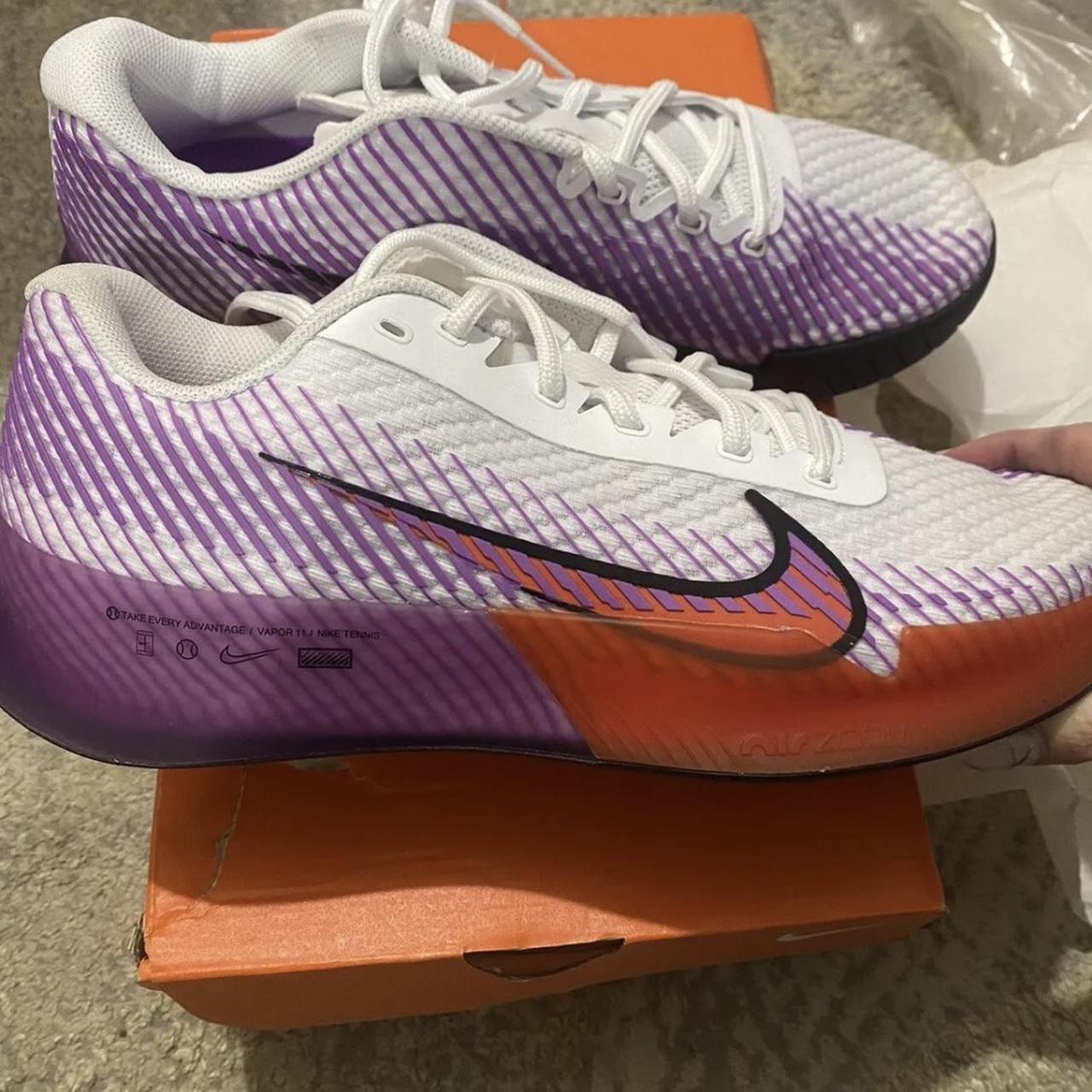 BNIB Size 6 Nike zoom Vapor 11 HC trainers purple... - Depop