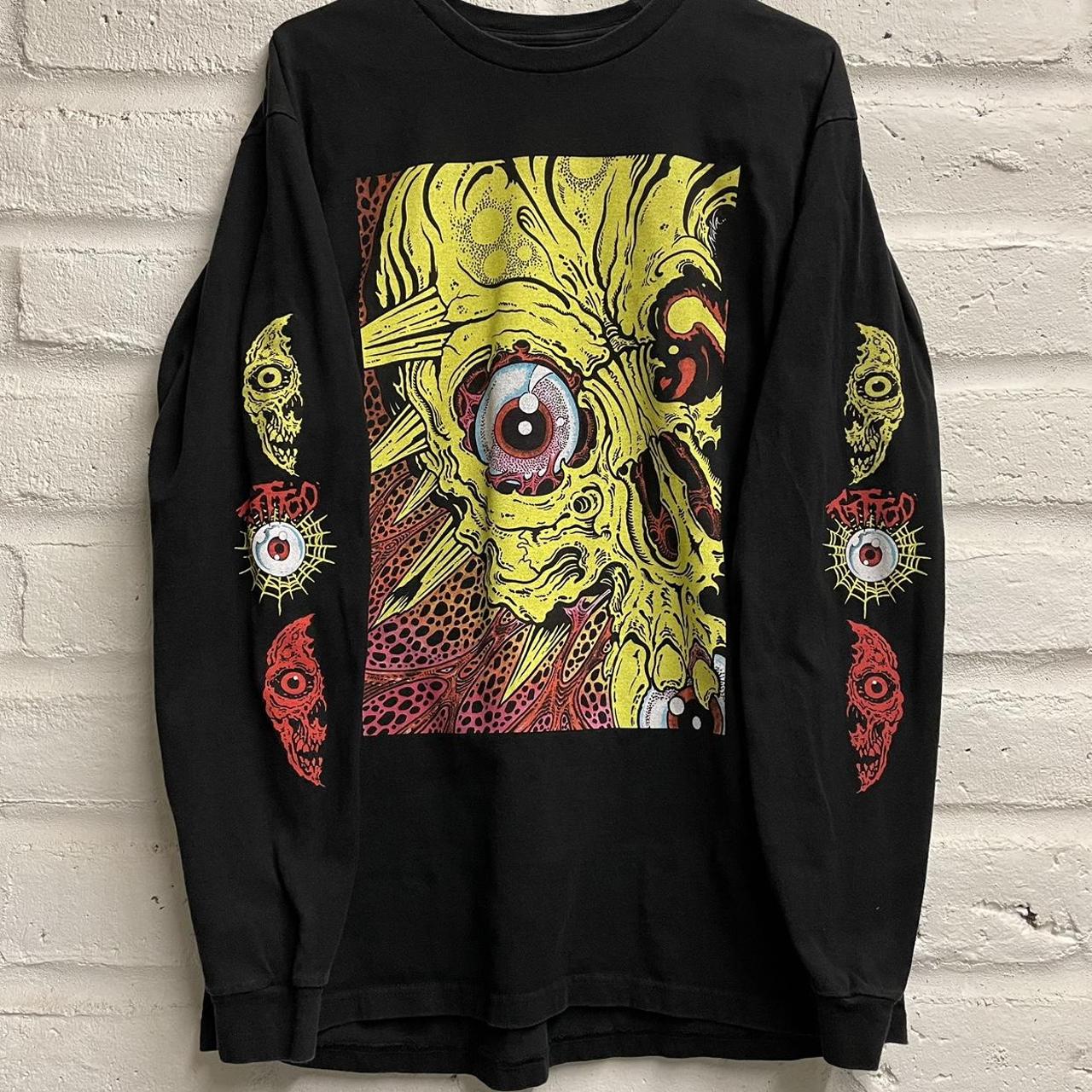 Marc Nava Skull Long Sleeve Port City Tattoo Costa... - Depop