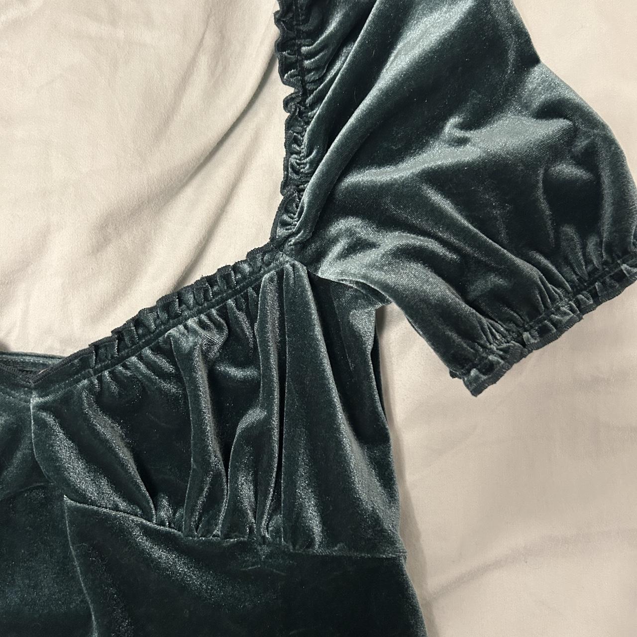 Super cute velvet baby doll dress from Urban... - Depop