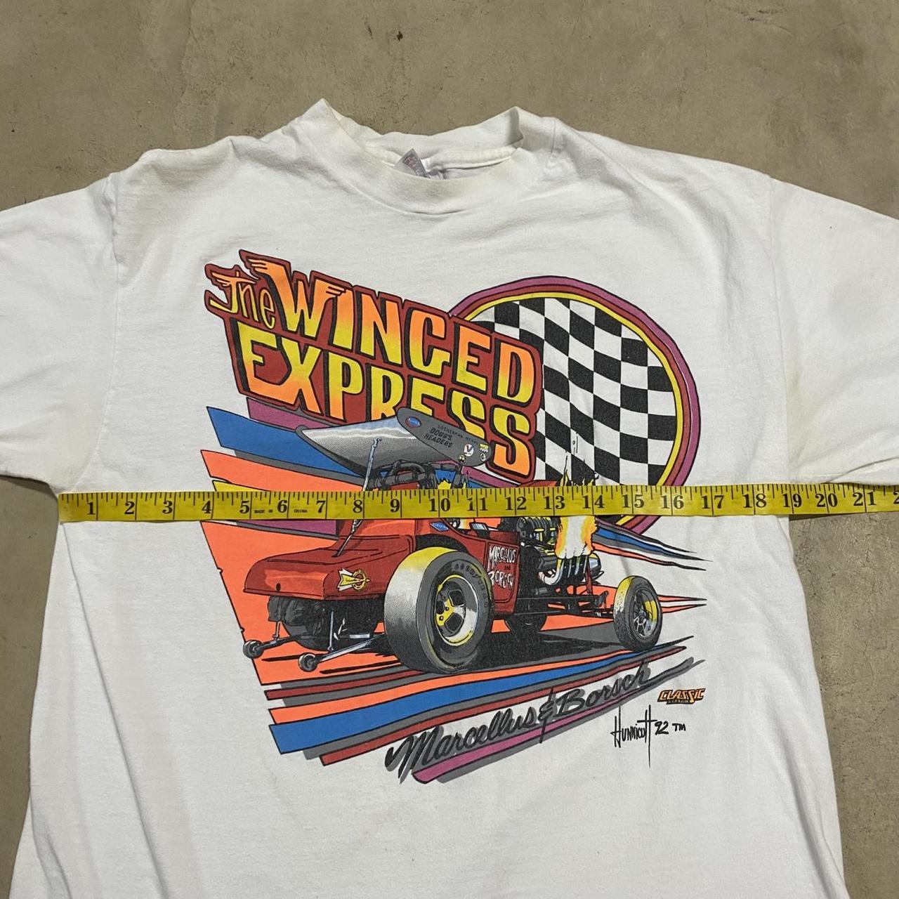 rare vintage 90s 1992 the winged express classic hot... | Depop
