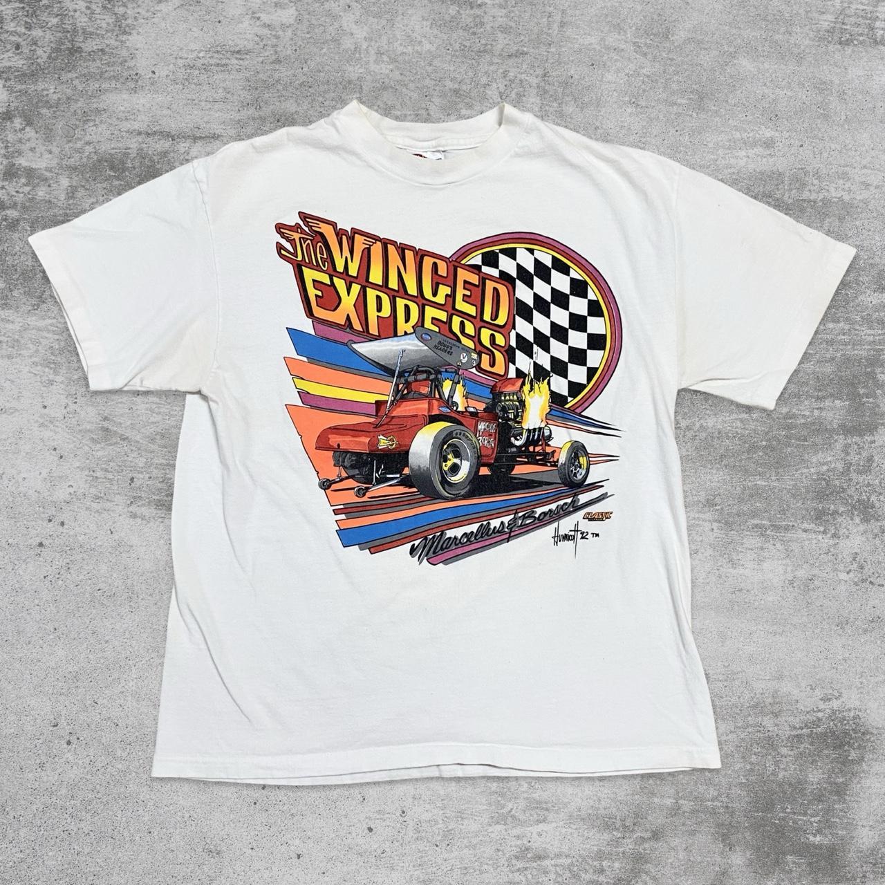 rare vintage 90s 1992 the winged express classic hot... | Depop