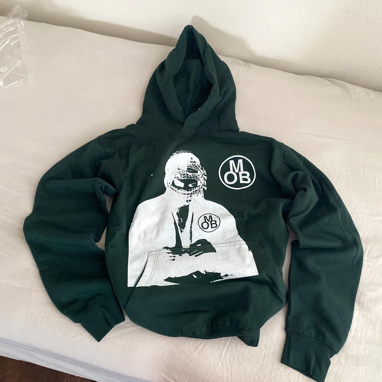 mob hoodie I have one in L and one in XL not sicko - Depop