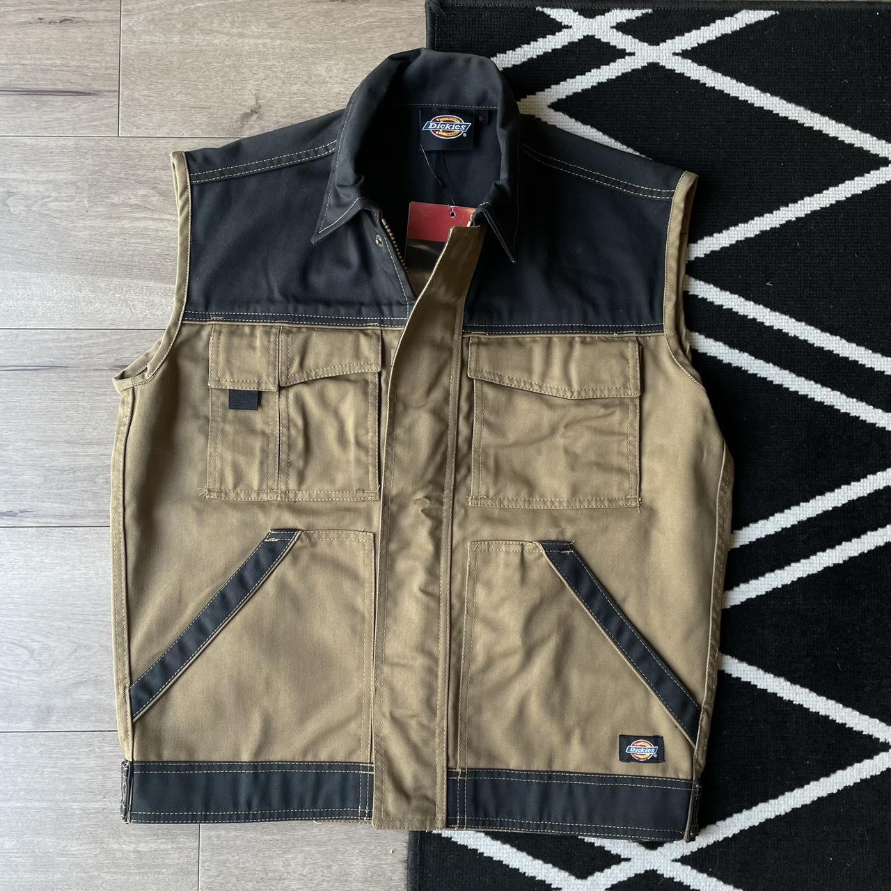 Dickies Two Tone Work Vest Size Small Super Cool Depop