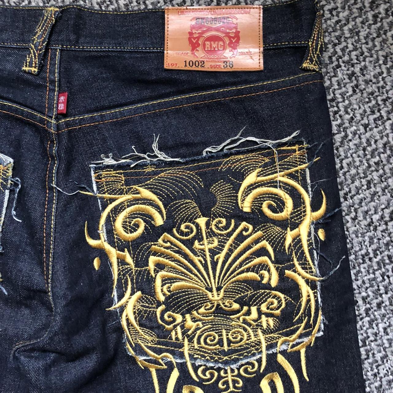 RMC (red monkey company) straight leg baggy jeans In... - Depop