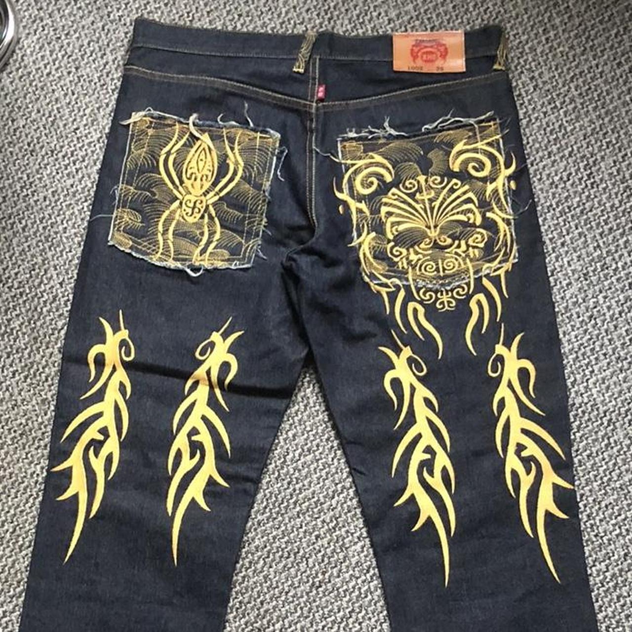 RMC (red monkey company) straight leg baggy jeans In... - Depop