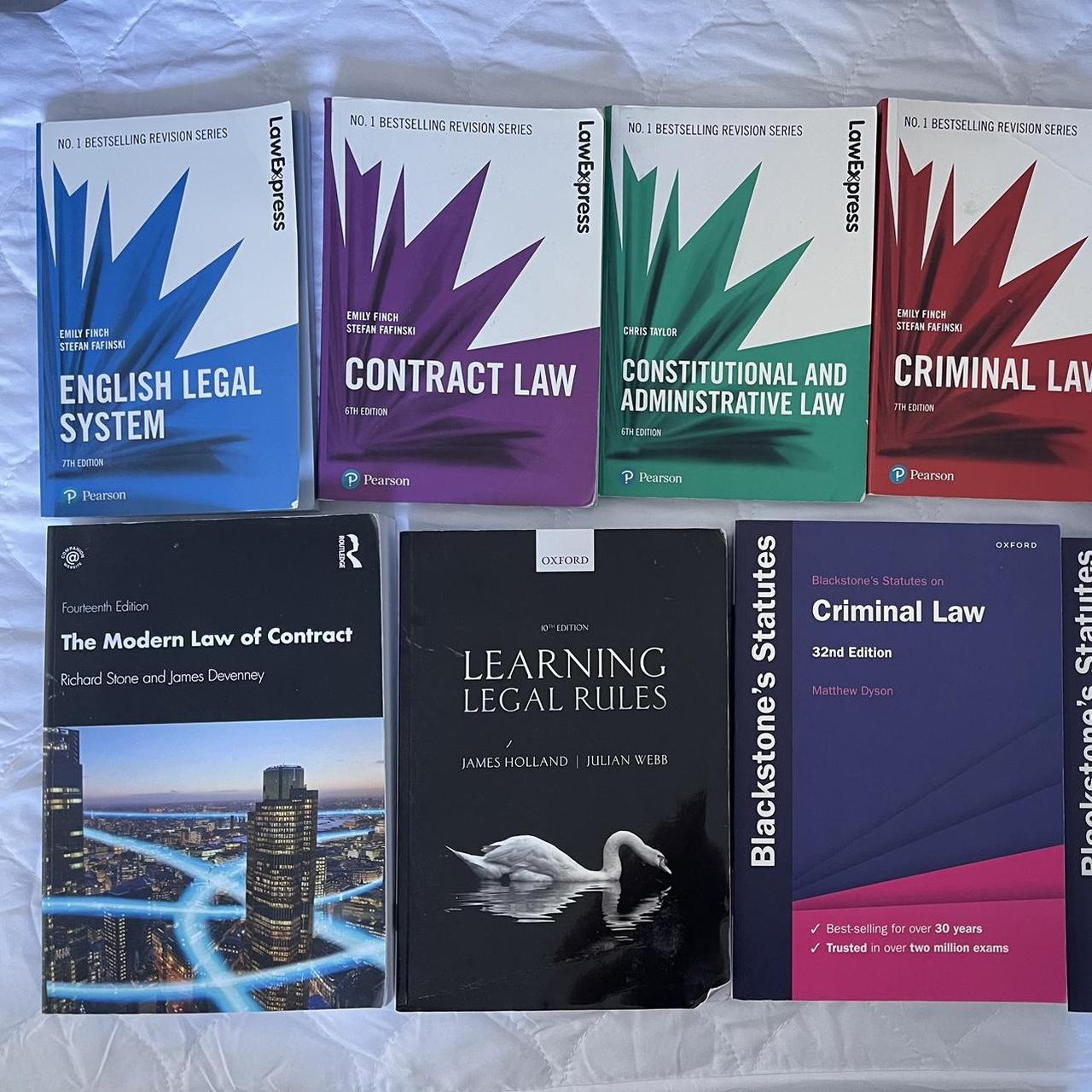 Text books and statute books for 1st year Law... - Depop