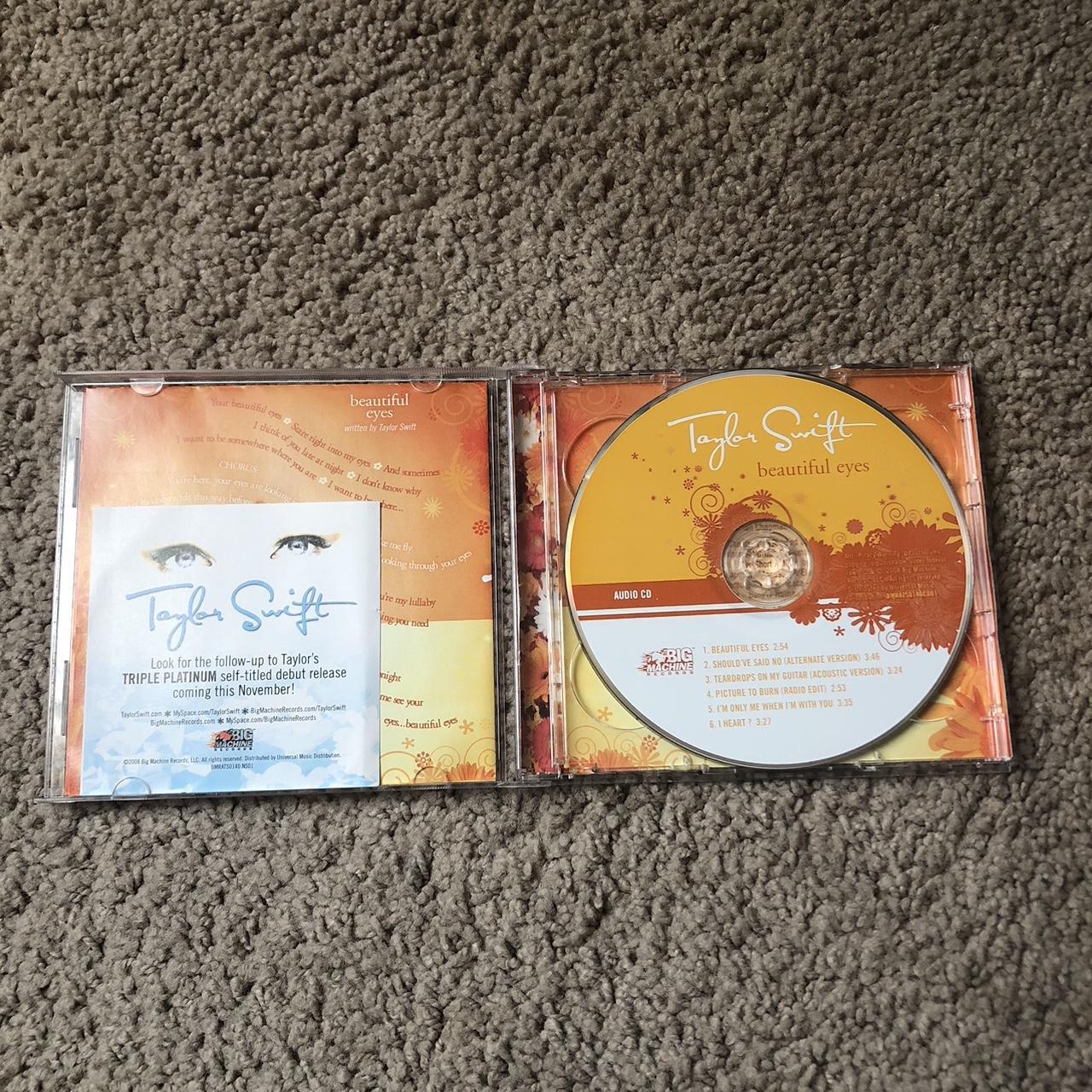 Taylor Swift Beautiful Eyes CD & DVD super cool... - Depop