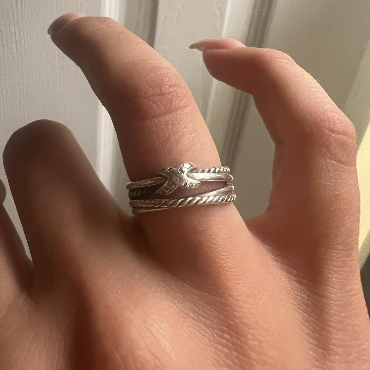 DAVID YURMAN 925 Silver - Vintage Genuine Diamonds... - Depop