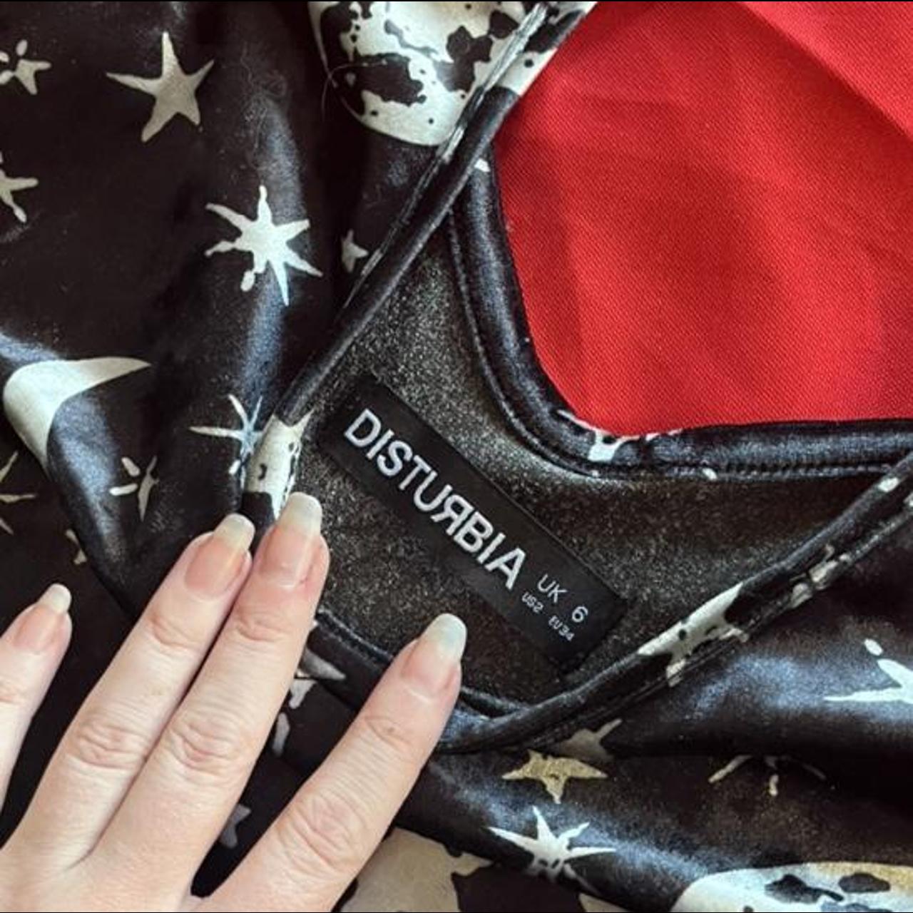 🖤Size Small* UK 6 Disturbia co velvet moons and... - Depop
