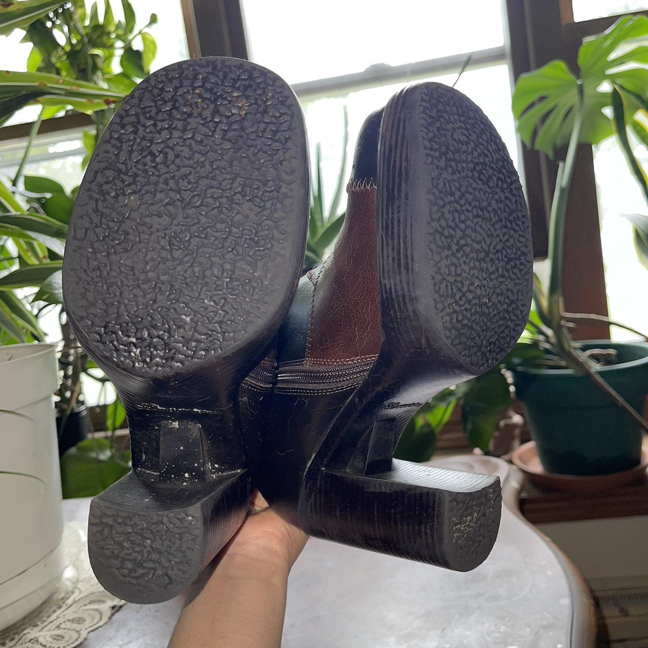 Vintage Patchwork Boots🦇 Chunky unique boots that... - Depop