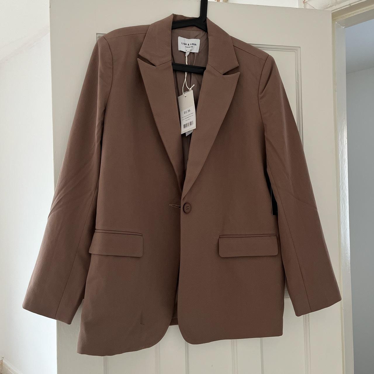 Oversized Na-kd blazer New with tags Size EU 36 - Depop