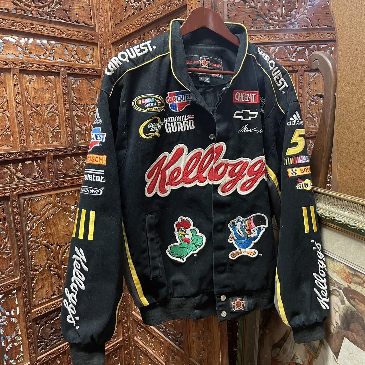 NASCAR style jacket, perfectly oversized, so so... - Depop
