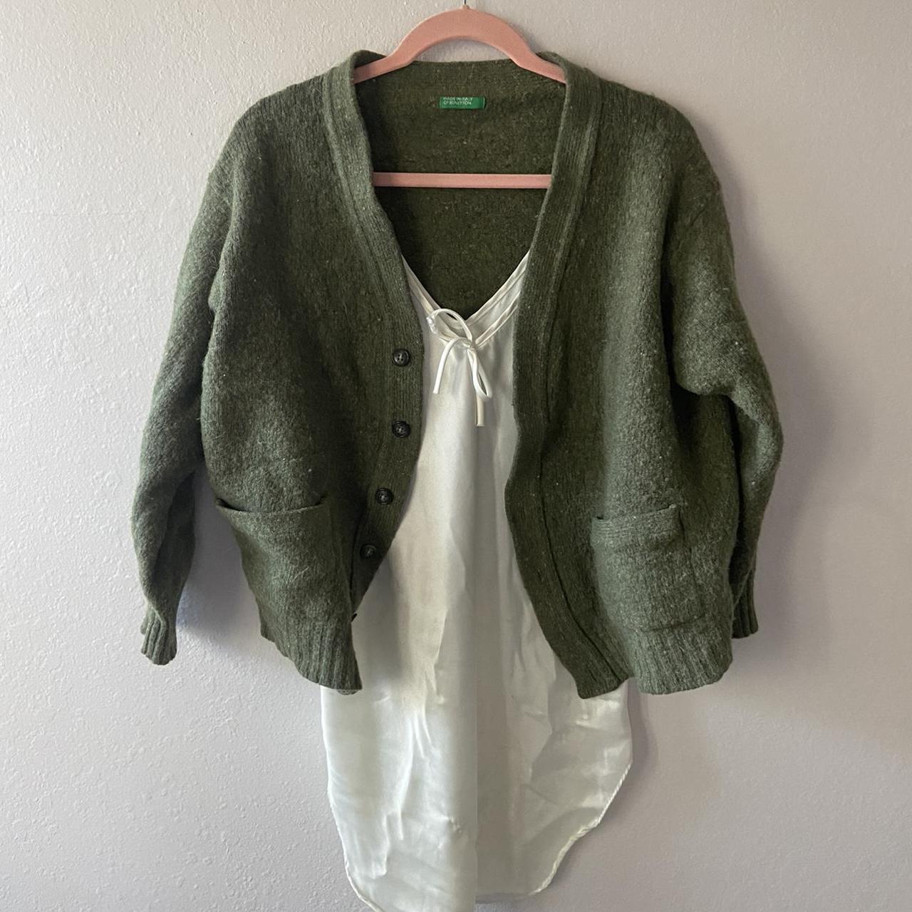 Gorg green wool sweater 🥹 hard to part with this one... - Depop
