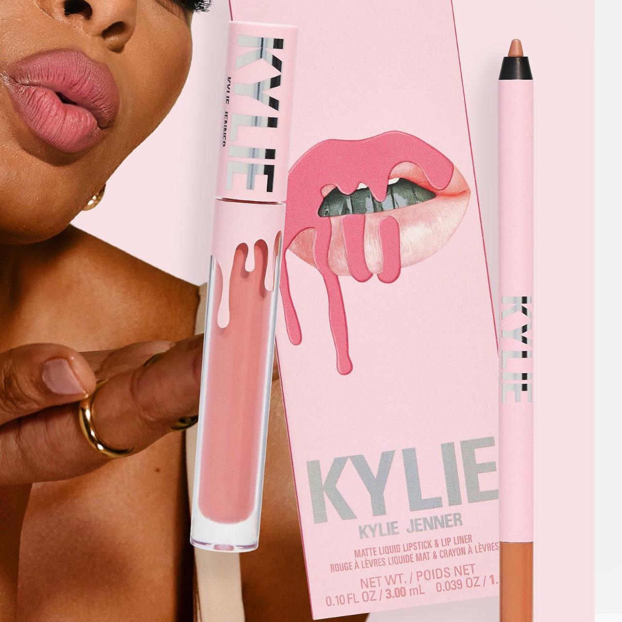Kylie cosmetics matte lip kit shade 808 Kylie. Brand... - Depop