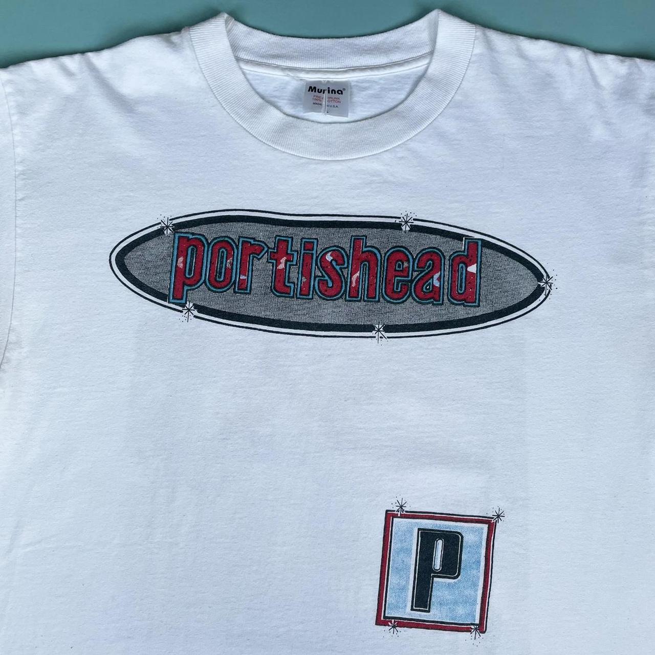 Vintage 1997 Portishead band t shirt tee 90s Promo... - Depop