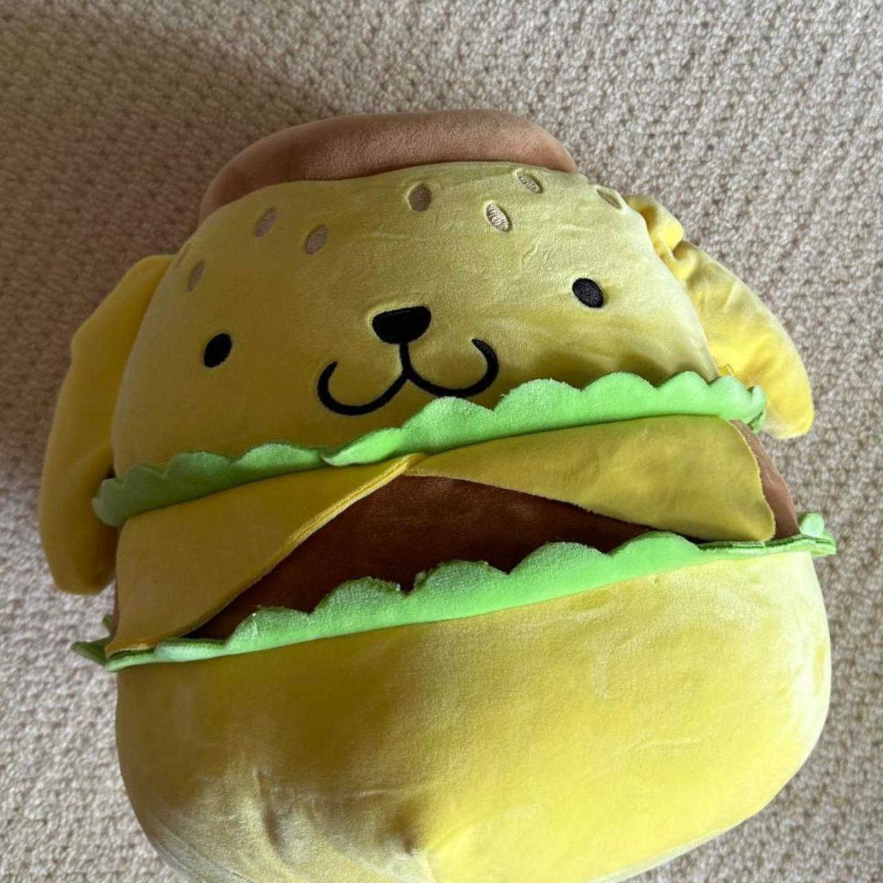 Sanrio PomPomPurin burger squishmallow. Very good... - Depop