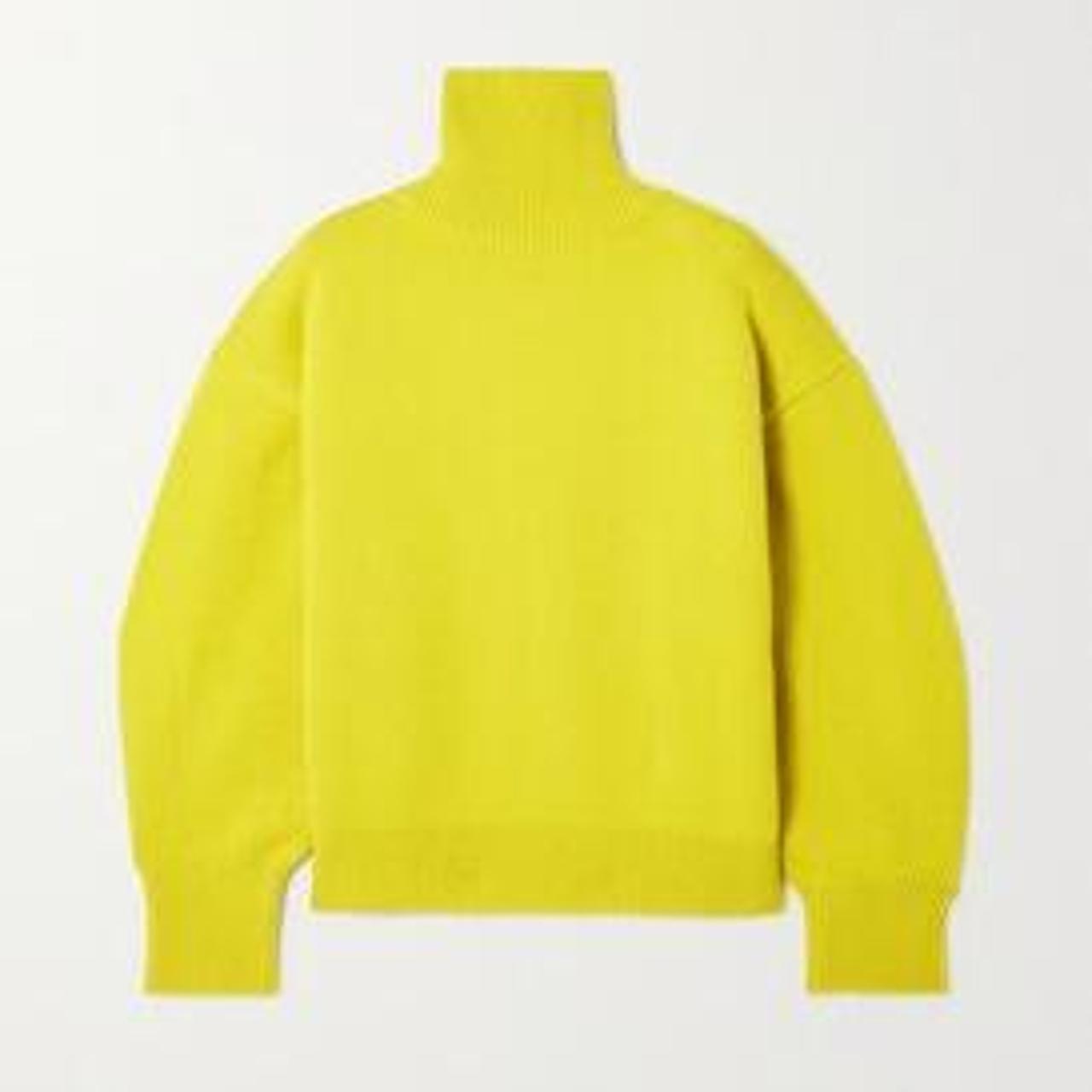 The Frankie Shop Joya Merino Yellow Turtlekneck Depop