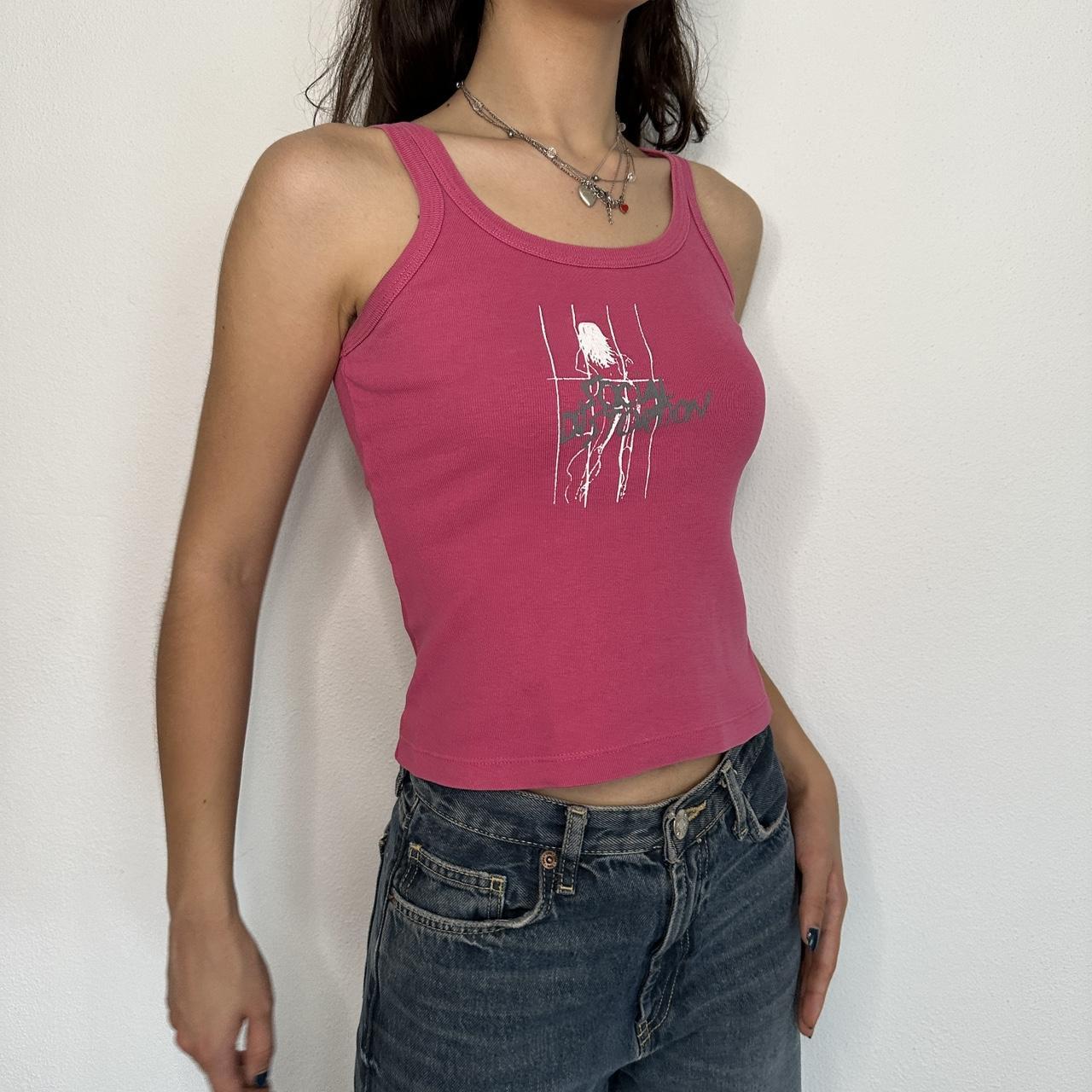 Vintage Social Distortion Graphic Print Crop... - Depop