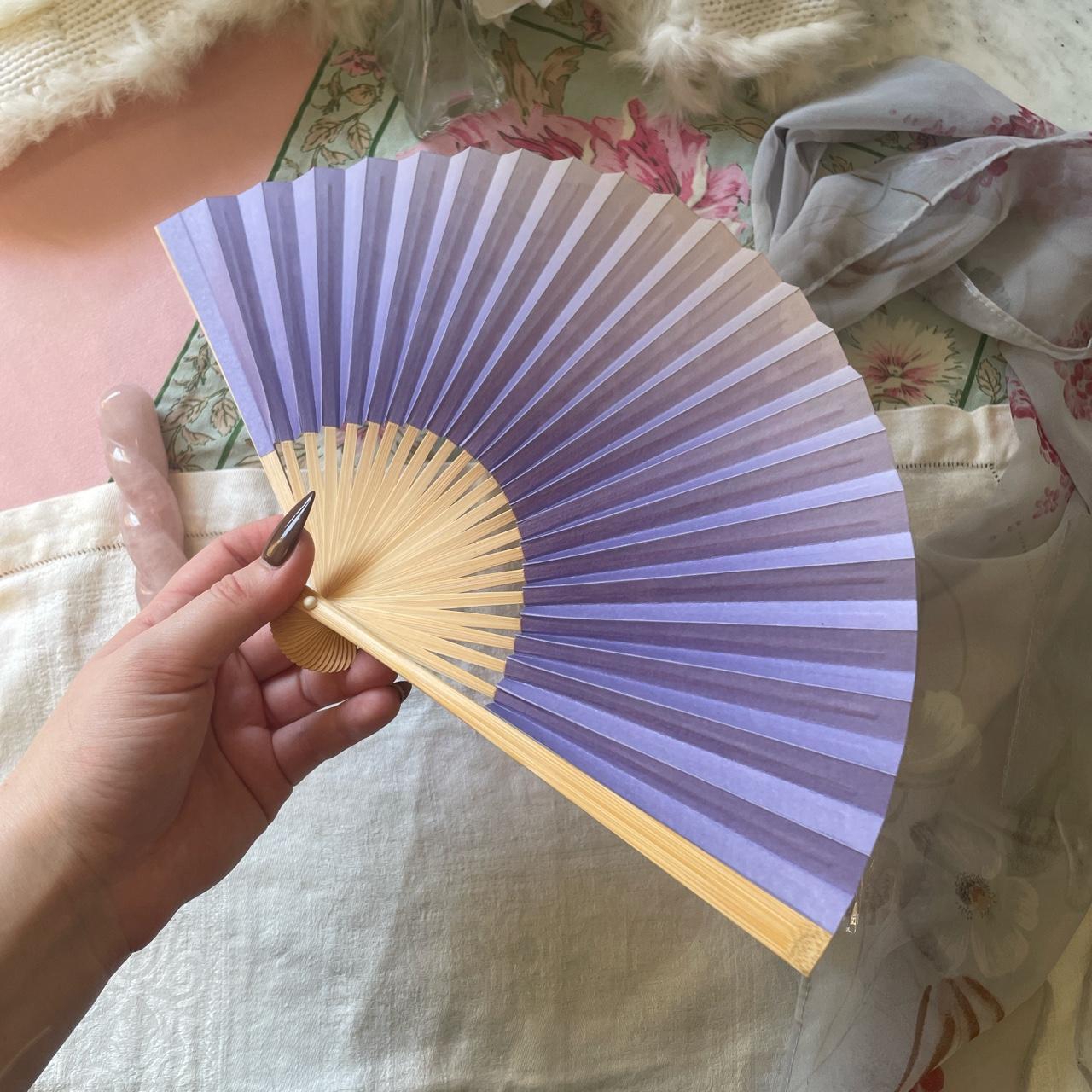 ROCOCO COQUETTE HAND FAN Bought while on a trip to... - Depop