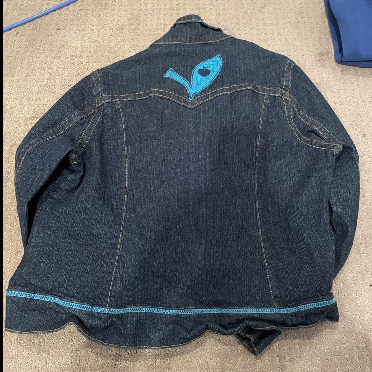 Vintage apple bottom jean jacket Size xs- s ... - Depop