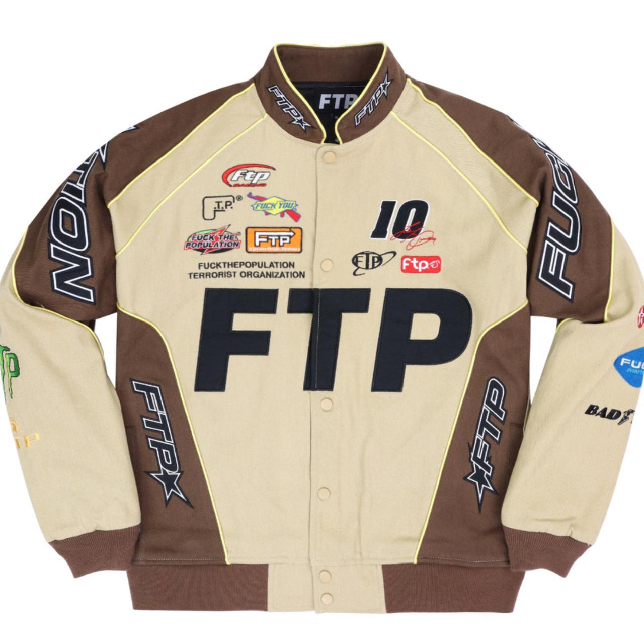 FTP Men's Brown and Tan Jacket | Depop